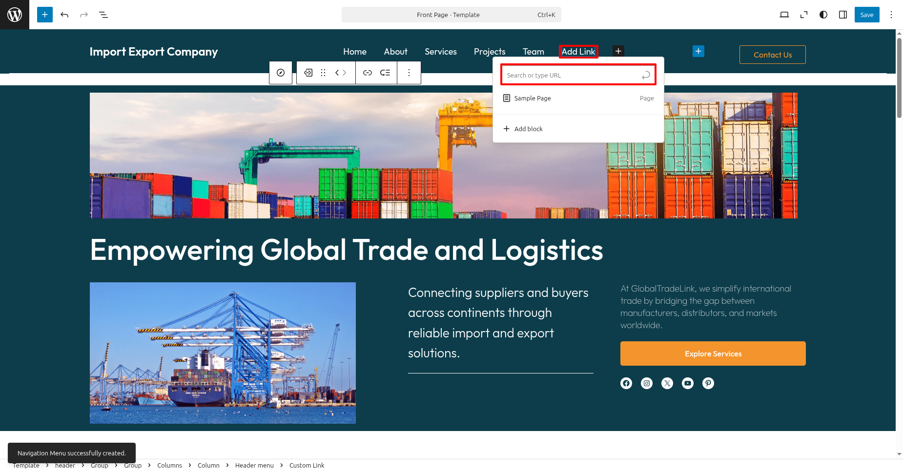 Import Export Company Doc